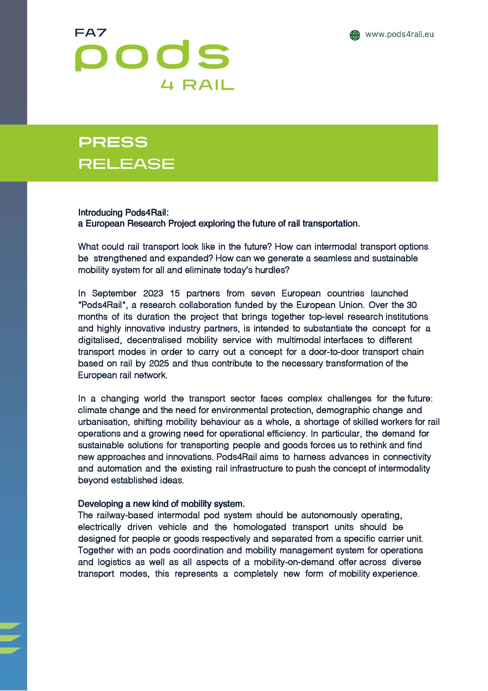 Homepage 01 - Pods4Rail